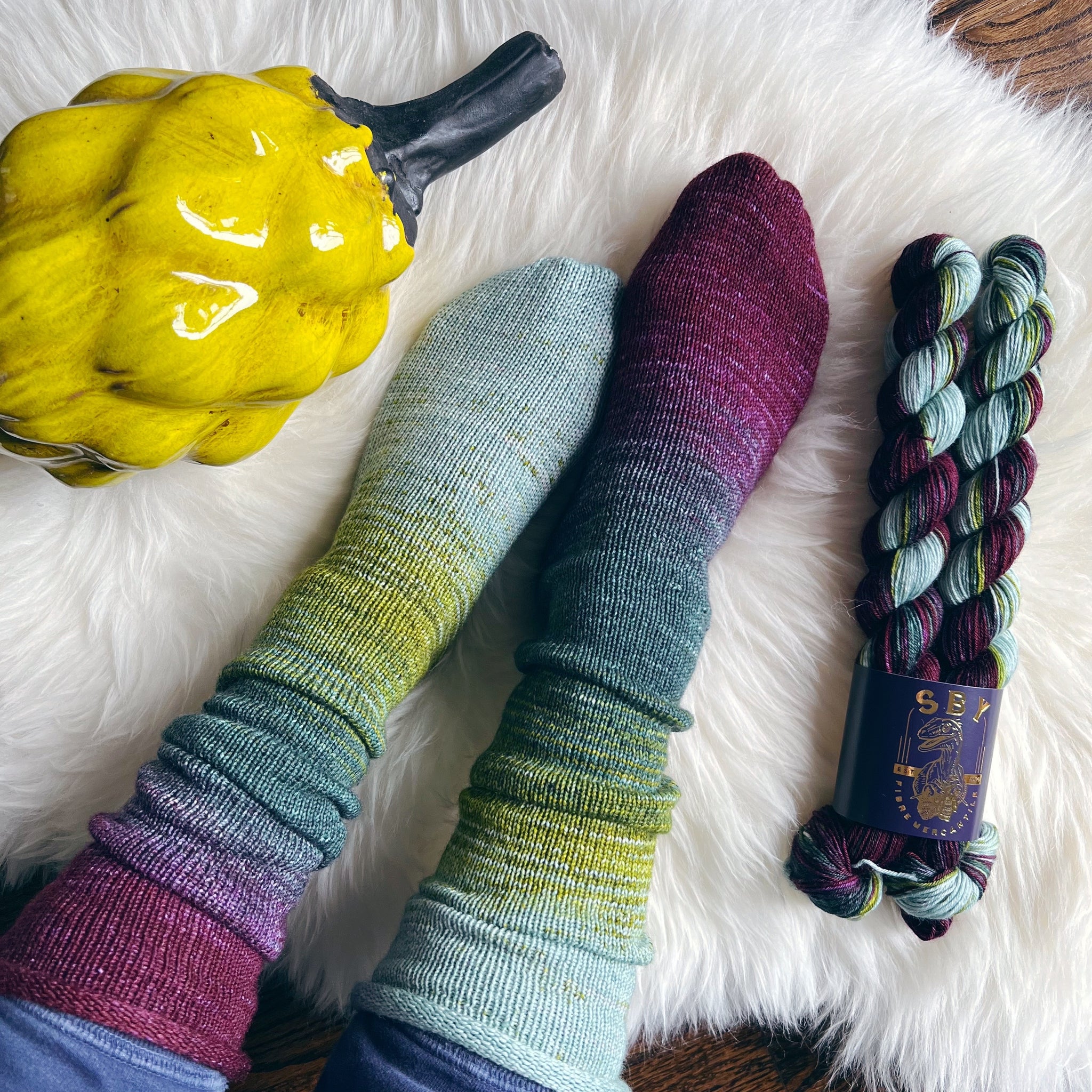 Deconstructed Fade Sock - King Moonracer – Shirley Brian Yarns